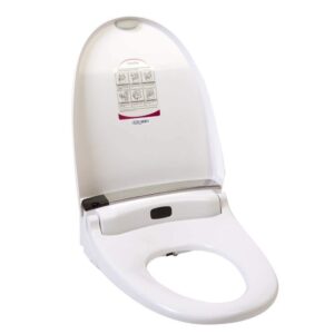 KOHLER BH93-N0 Novita Round Electric Bidet Toliet Seat, Heated Bidet Seat for Existing Toilets, Bidet Warm Water with Dryer, White