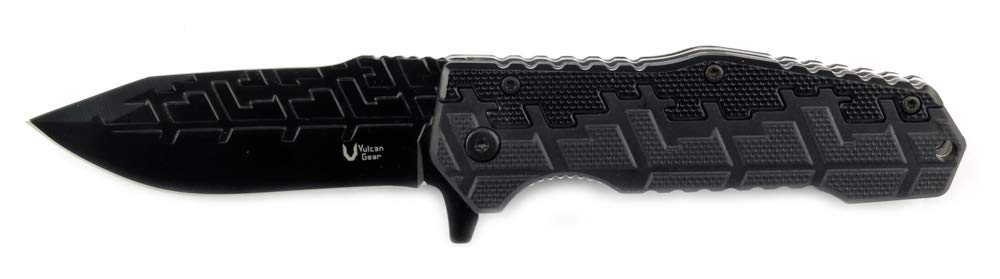 Vulcan Gear Digital Camo Assisted Open Metal Folding Knife