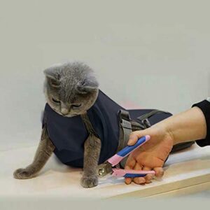 cinf cat nail clipping cleaning grooming restraint bag no scratching biting for bathing nail trimming injecting examining