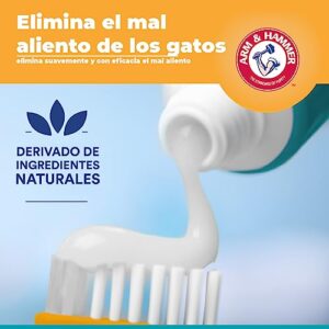 Arm & Hammer Cat Dental Kit - Toothbrush, Toothpaste and Oral Care for Kittens with Tuna and Fresh Mint Flavors