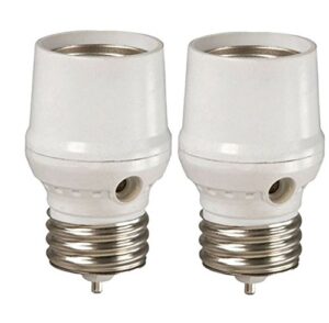 westek slc5bcw-4 outdoor/indoor dusk to dawn light control for cfl/led bulbs (2)