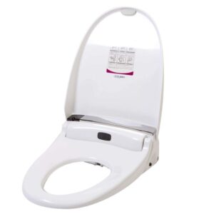 KOHLER BH93-N0 Novita Round Electric Bidet Toliet Seat, Heated Bidet Seat for Existing Toilets, Bidet Warm Water with Dryer, White