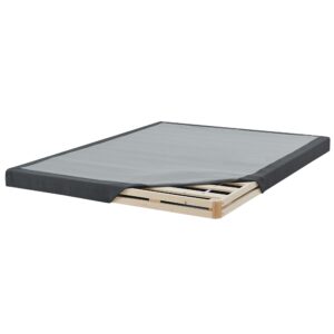 hercules instant folding mattress foundation high profile 7.5-inch box spring replacement, twin