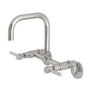 kingston brass ks813c concord kitchen faucet, 6-11/16" in spout reach, polished chrome