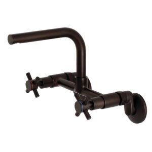 kingston brass ks412orb concord kitchen faucet, 6-11/16" in spout reach, oil rubbed bronze