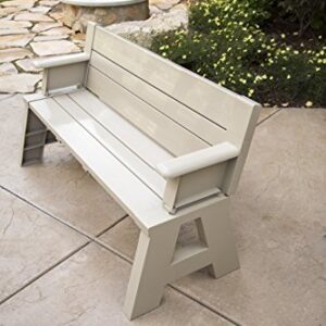 Premiere Products 5RCATA Tan Convert A Bench, Approximate Size: Table 27" H x 14" D 31" H x 58" L Seat 17" H x 14" D Weighs 38 lbs