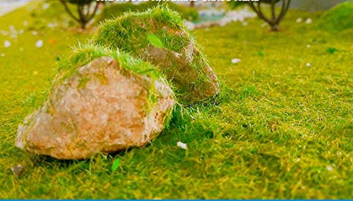 NWFashion 90G Dress Tree Flower Static Grass Dressing Scatter Flock for Miniatures Model (04 Yellow Green)