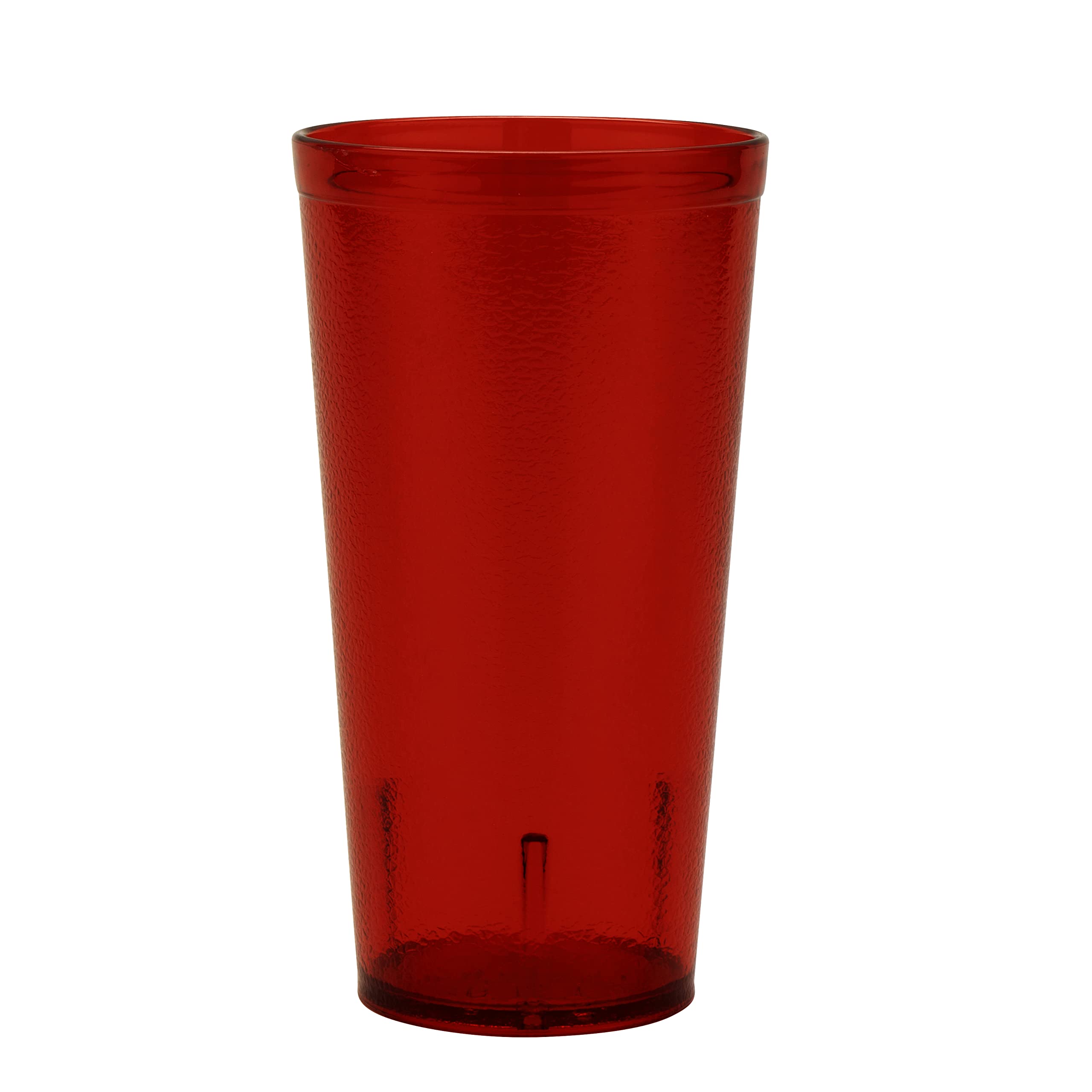 G.E.T. 6620-1-R-EC Heavy-Duty Plastic Restaurant Tumblers, 20 Ounce, Red (Set of 4)