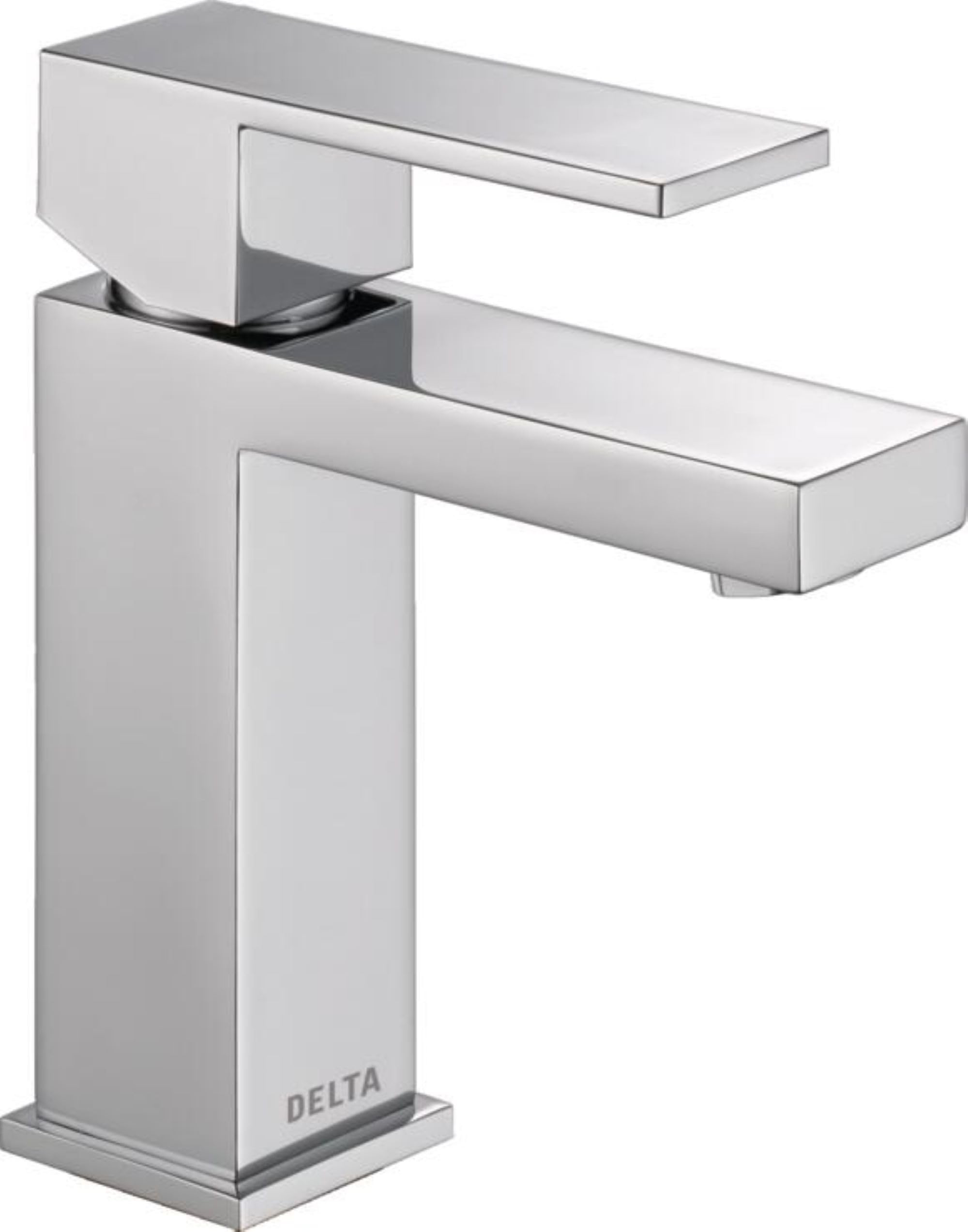 DELTA FAUCET 567LF-HGM-PP Modern Single Handle Project Pack Faucet-Low Flow, 0.5 GPM Water, Chrome