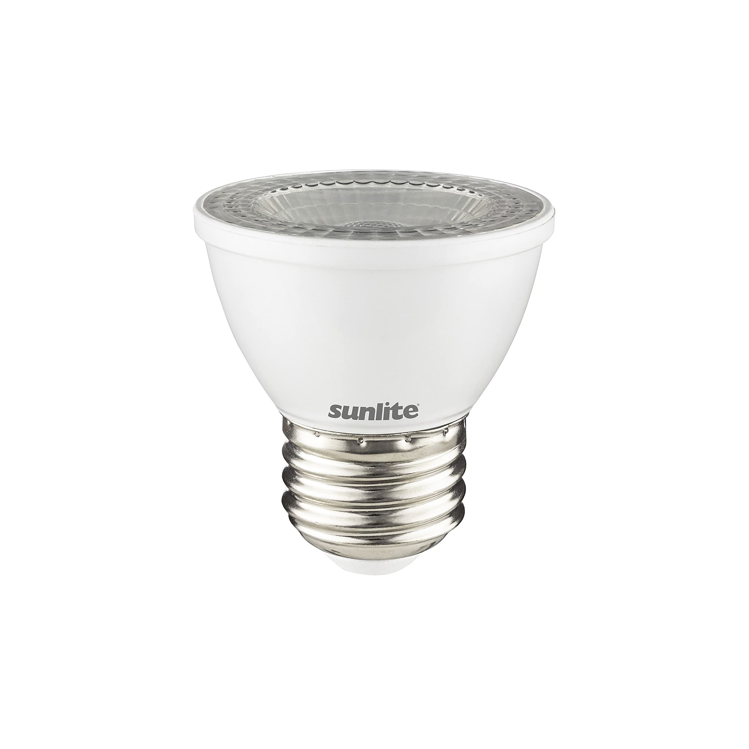 Sunlite LED PAR16 Short Neck Recessed Spotlight Bulb, 7 Watt, (60W Halogen Replacement), 550 Lumens, Medium (E26) Base, Dimmable, ETL Listed, 2700K Soft White, 1 Count