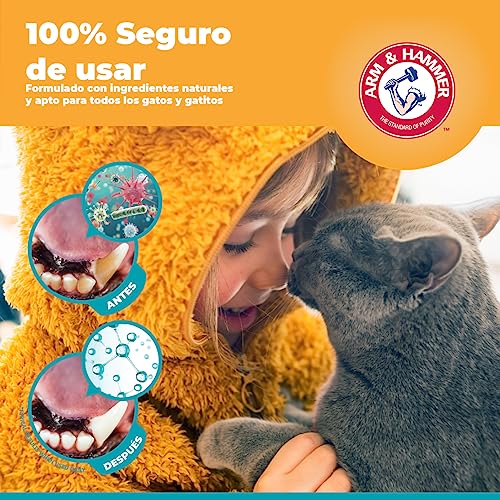 Arm & Hammer Cat Dental Kit - Toothbrush, Toothpaste and Oral Care for Kittens with Tuna and Fresh Mint Flavors