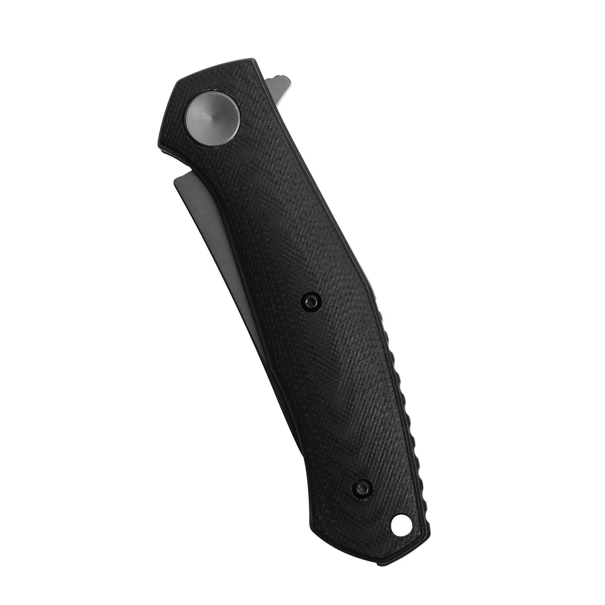 Kershaw Concierge Pocketknife (4020); 8Cr13MoV Modified Drop Point Blade; Gray Titanium Carbo-Nitride Coating; Black G10 Handle; KVT Ball-Bearing Manual Open; Liner Lock; Recessed Pocketclip; 4.3 oz