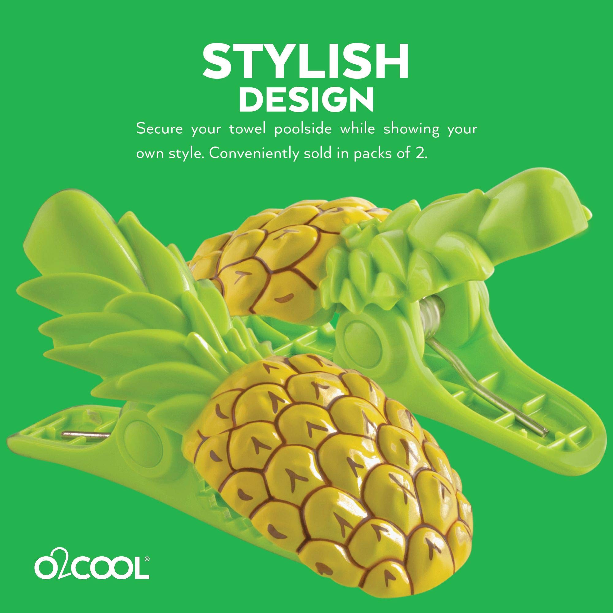 O2COOL Pineapple Boca Clip