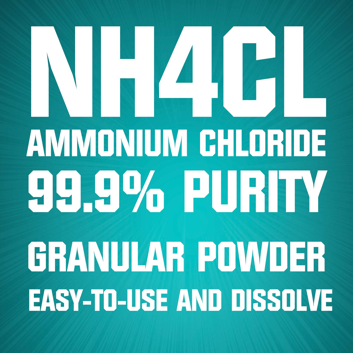 Ecoxall Premium Ammonium Chloride - 2lbs - 99.9% Wood Burning Powder - Used for Wood Burning, Managing Crops, and Veterinary Services - Granular Ammonium Chloride Powder