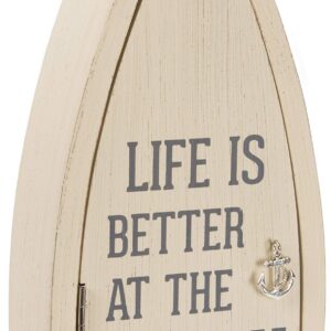 Pavilion - Life is Better at The Beach - 11.75 Inch Hanging Key Box