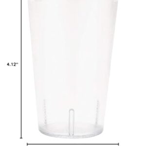 G.E.T. 5032-1-CL-EC Heavy-Duty Plastic Restaurant Tumblers, 32 Ounce, Clear (Set of 4)