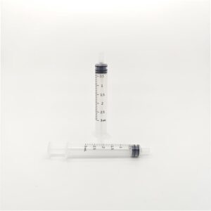 BH Supplies 3ml Luer Slip Tip Syringe - (No Needle) - Sterile, Individually Wrapped - 100 Syringes