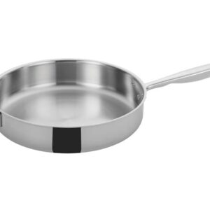 WINCO Tri-Ply Saute Pan, Silver