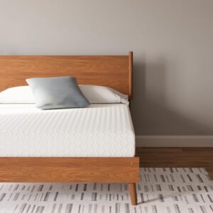 signature design by ashley full size chime 10 inch medium firm memory foam mattress with green tea & charcoal gel