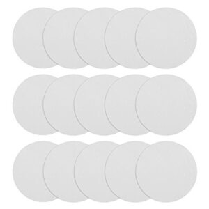 bcp 15pcs 3 inch round strong double adhesive silicone sticker pad wall mount for suction hook