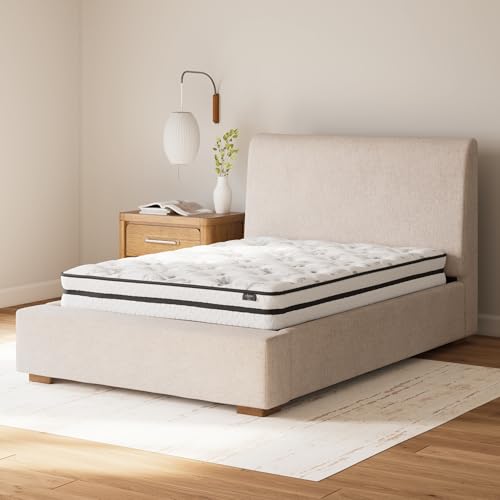 Signature Design by Ashley Twin Size Chime 8 Inch Medium Firm Innerspring Mattress with Pressure Relief Quilt Foam