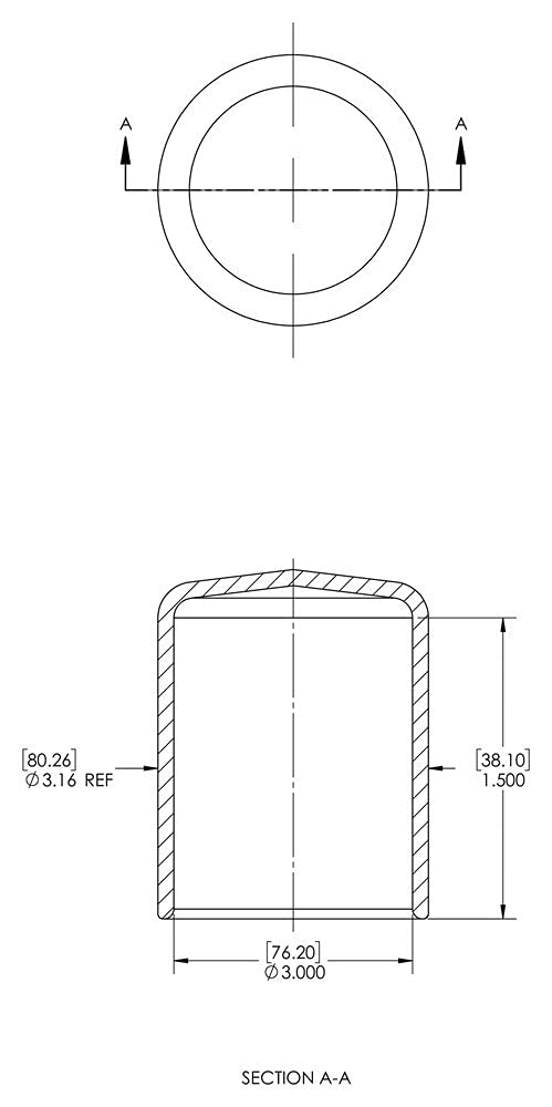 SBDs (Pack of 10): 1/2"- 9/16" Round Black Vinyl Flexible End Cap Bolt Screw Rubber Thread Protector Safety Cover | for 0.5 Inch Pipe Post Tubing Rod OD Protective Cover. (10, 1" Inside Height)