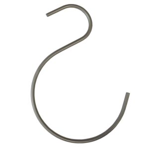 nahanco shklgbc jeans hooks - 7" satin chrome - 12 count