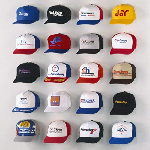 Cap Capers® Baseball Cap Display; Wall Mounted Hat Rack; Baseball Cap Storage & Organization; (12 pk) Great for Cap Collectors. The Ultimate Display for Baseball Caps