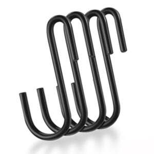 gutapo 24 pack black s shaped hooks small hanging hangers for bathroom bedroom office kitchen garden