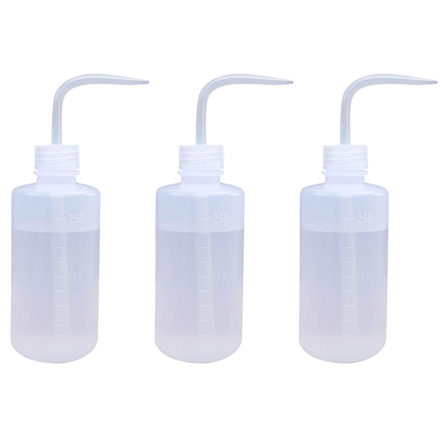 Axe Sickle 3 Pcs Plastic Safety Squeeze Bottle 500 mL Wash Bottle Watering Tool, Lab Tip Liquid Storage, 16oz / 3 Bottle.