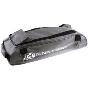 vise shoe bag add on for vise 3 ball roller bowling bags- gray