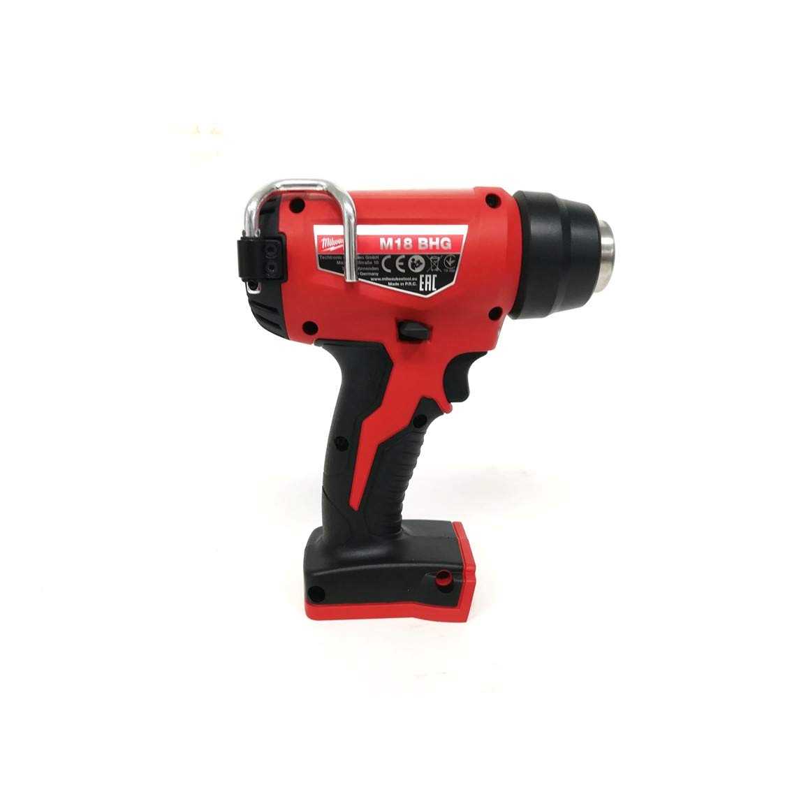 Milwaukee M18 BHG-0 Cordless Heat Gun 18V Bare Unit, RED