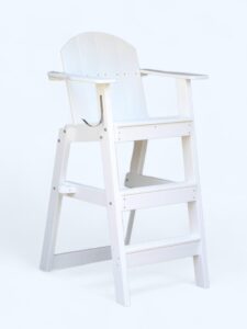 lifeguard chair 40" (two steps) white