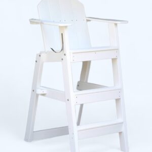 Lifeguard Chair 40" (Two Steps) White