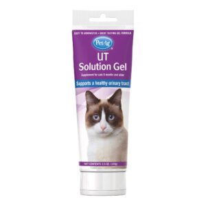 pet-ag ut solution gel supplement for cats - 3.5 oz - supports a healthy urinary tract for cats 6 months and older