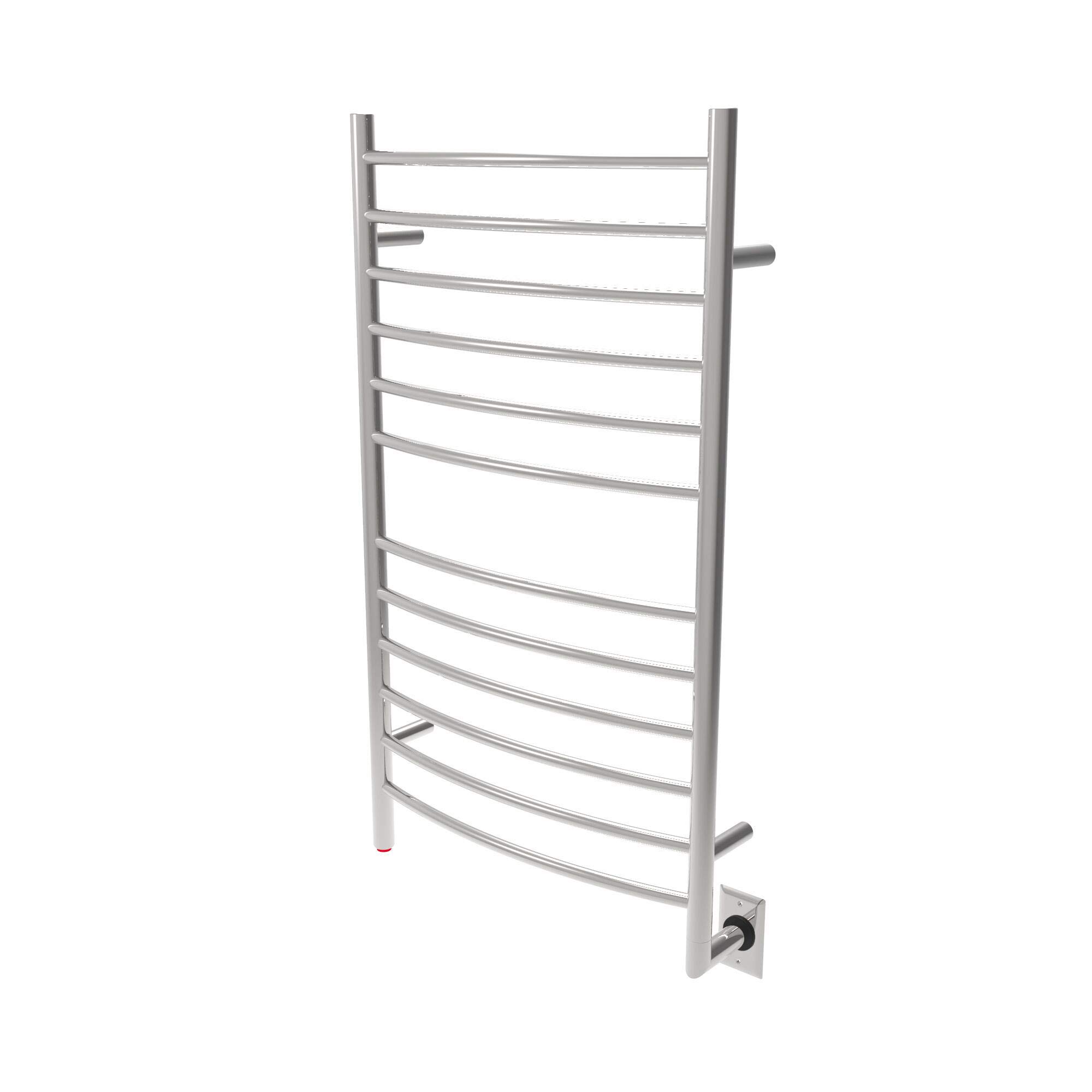 Amba RWHL-CP Radiant Large Hardwired + Plug-in Combo Curved 12 Bar Towel Warmer in Polished