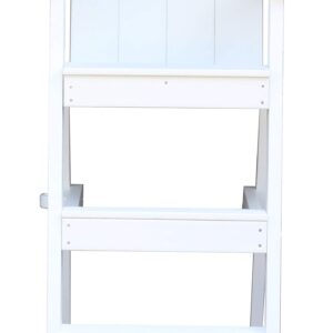 Lifeguard Chair 40" (Two Steps) White