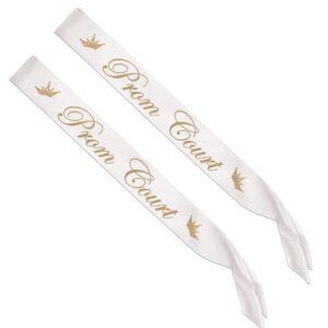 prom court satin sash - pack of 2