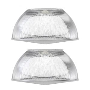 hyperlite 60 degree pc reflector only for hero series led high bay light 1-pack (milky reflector with cover)