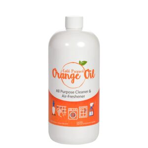 Bluewater Chemgroup Premium Cold Pressed Orange Oil Concentrate- 32 oz (D-Limonene), Concentrated All-Natural Cold Pressed Orange Oil - Professional Grade All-Purpose Citrus Cleaner and Degreaser