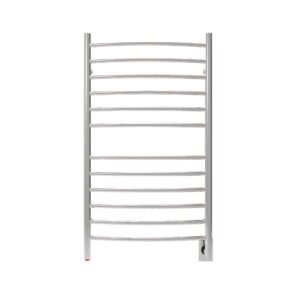 Amba RWHL-CP Radiant Large Hardwired + Plug-in Combo Curved 12 Bar Towel Warmer in Polished