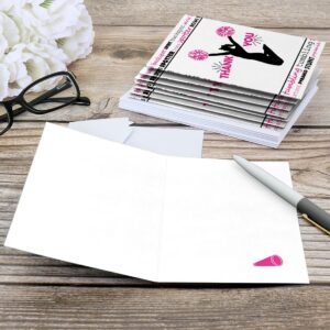 Big Dot of Happiness We've Got Spirit - Cheerleading - Birthday Party or Cheerleader Party Thank You Cards (8 count)