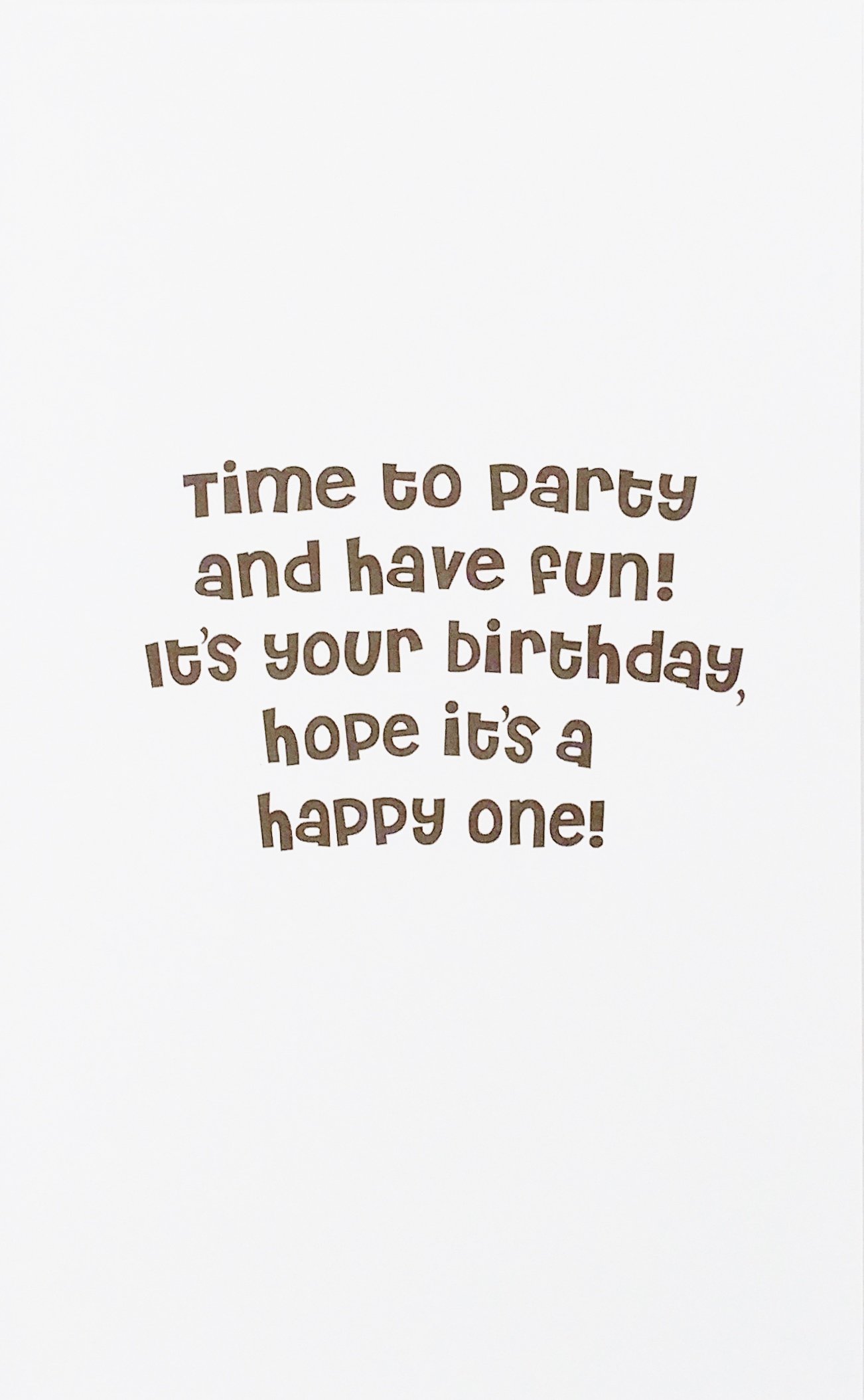 Happy Birthday Great-Grandson Greeting Card w/Jungle Zoo Animals -"Time to Party and Have Fun!"