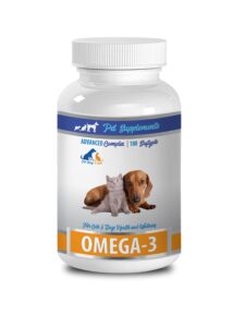 pet supplements cat skin and itch relief - omega 3 - for dogs and cats - health and wellness - cat omega 3 oil - 1 bottle (180 softgels)