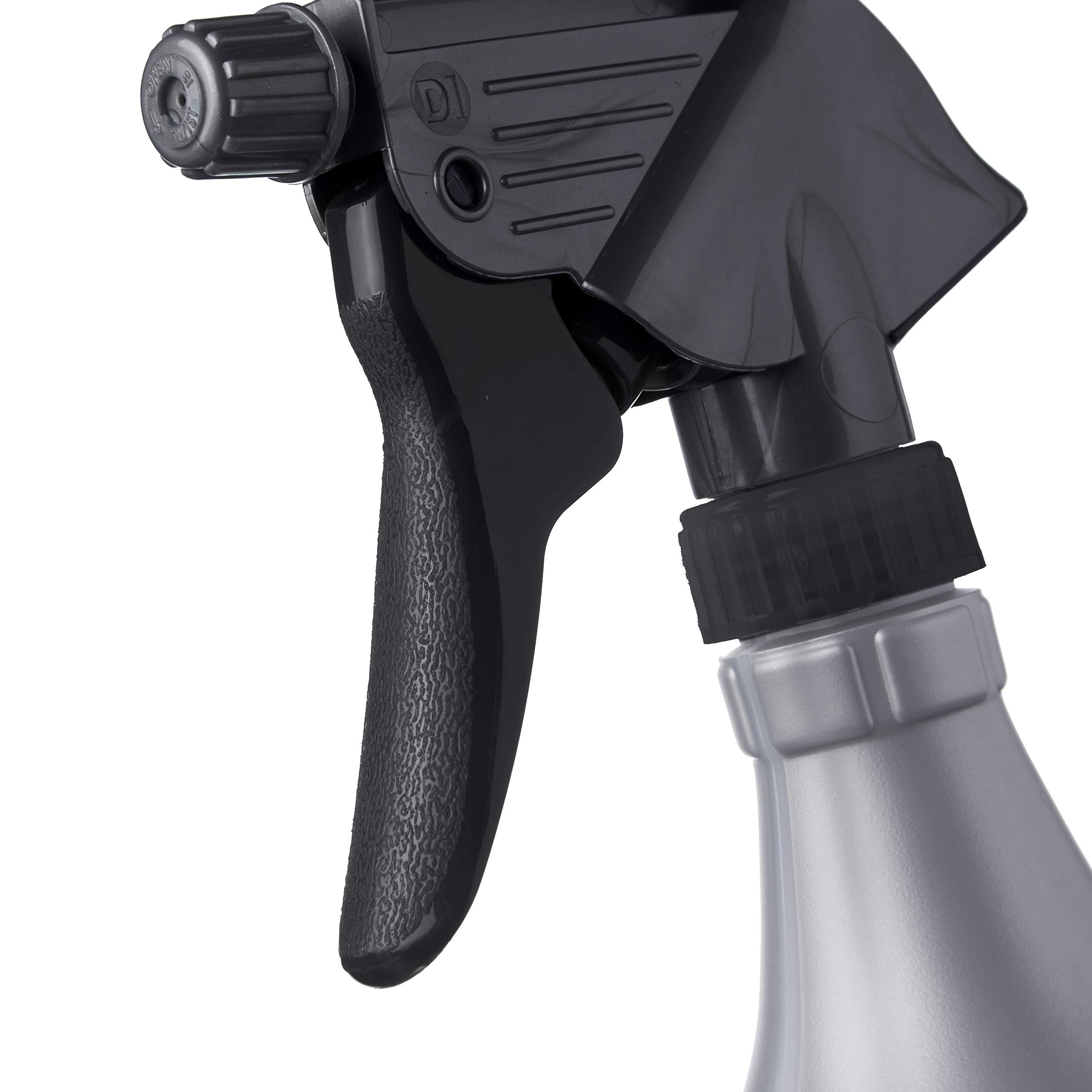 Consolidated Spraymaster Spray Bottle with Acetone Resistant Leakproof Sprayer, HDPE, Gray, 32oz., 6 Pack