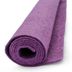 hydrangea - purple lavender - wool felt oversized sheet - 35% wool blend - 1 12x18 inch sheet