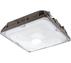 westgate led canopy garage light with motion sensor - aluminum housing - highbay lighting