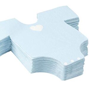 BLUE PANDA Baby Shower Pajama Theme Napkins (Blue, 50-Pack)