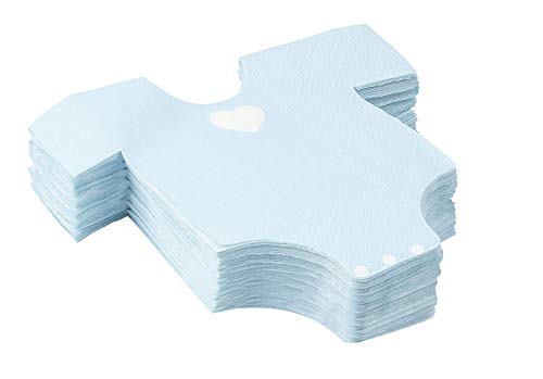 BLUE PANDA Baby Shower Pajama Theme Napkins (Blue, 50-Pack)