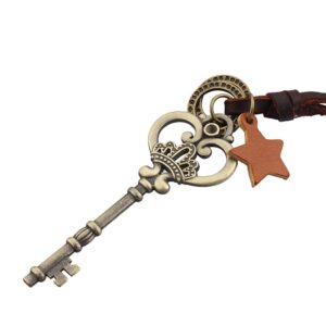 Gutapo 20 Extra Large Antique Bronze Finish Skeleton Keys Rustic Steampunk Key for Wedding Decoration Favor DIY Gift